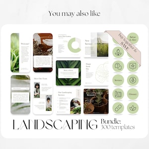 100 Landscaping or Gardening Social Media Post Templates | Landscape ...