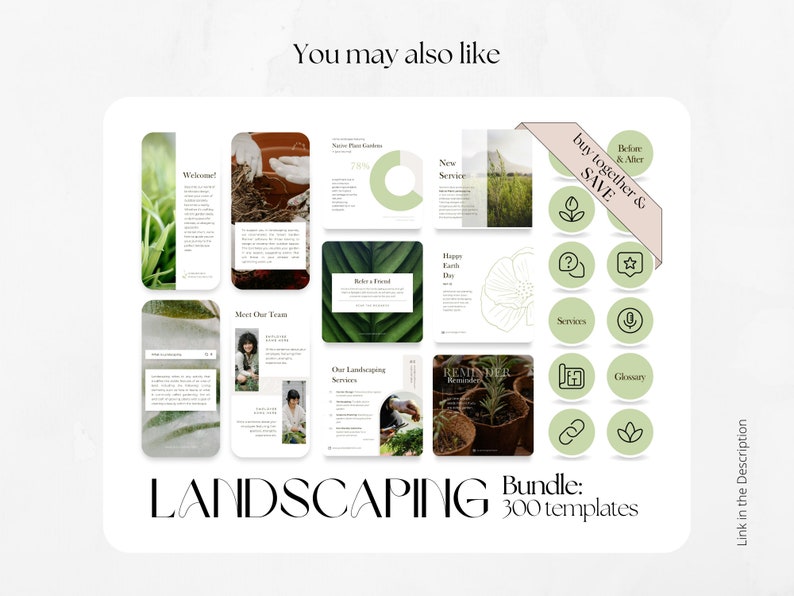 100 Landscaping or Gardening Social Media Post Templates | Landscape ...