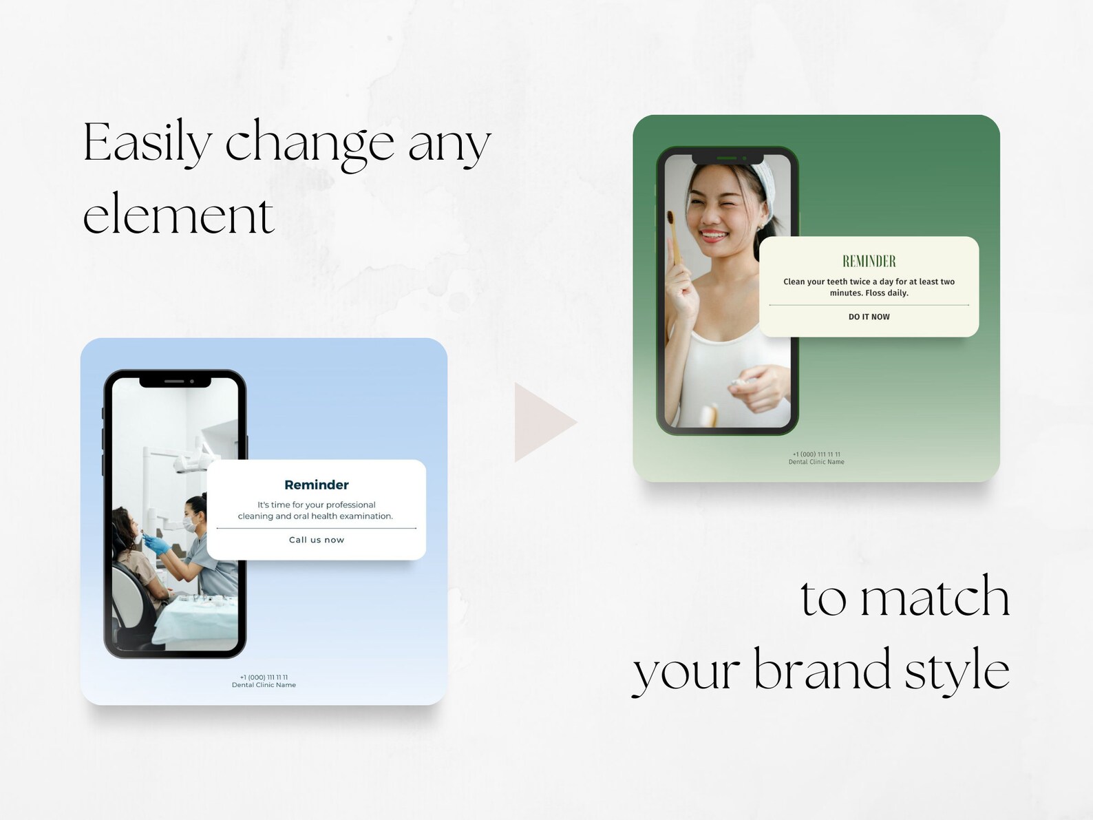 60 Dental Social Media Posts Templates | Dentist Clinic, Business ...
