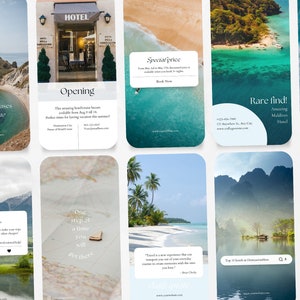 70 Travel Social Media Stories Templates | Facebook Instagram IG ...