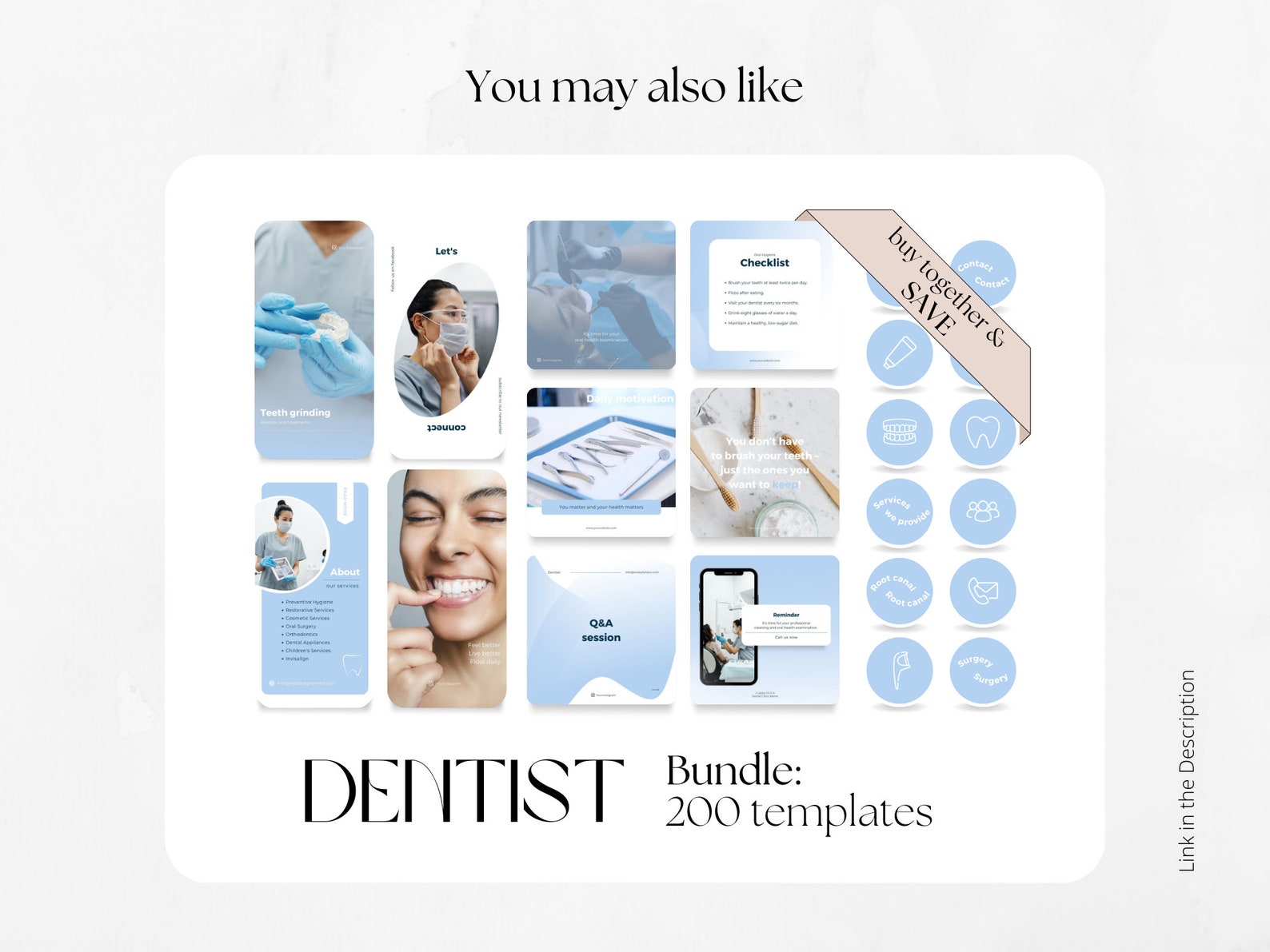 60 Dental Social Media Posts Templates | Dentist Clinic, Business ...