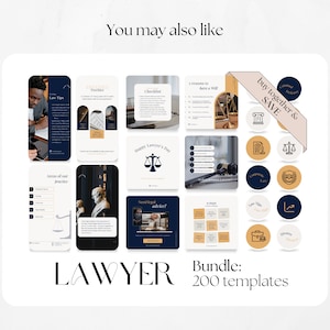 60 Lawyer Social Media Posts Templates | Law Firm Legal Office ...