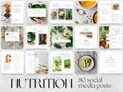 Nutrition Facts Instagram Post Templates Health Coach - Etsy Canada