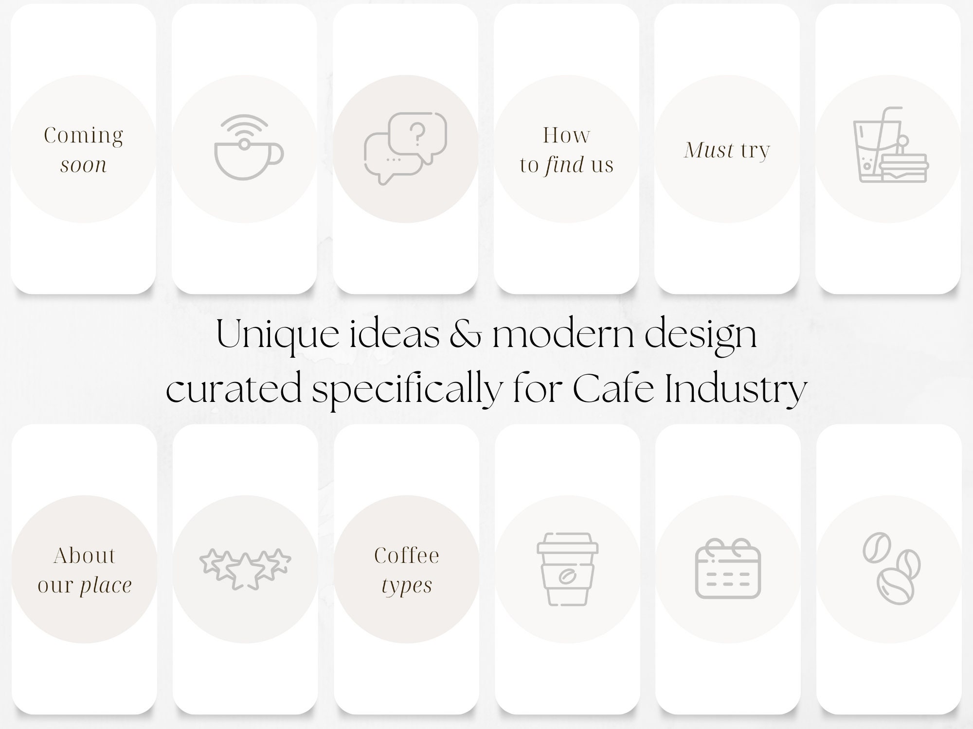 70 Cafe Story Highlight Cover Templates Coffee Shop House, Bakery, Food ...