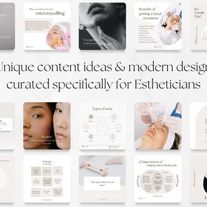 60 Esthetician Social Media Posts Templates | Cosmetician, Aesthetician ...