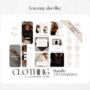 65 Fashion Social Media Post Templates | for Clothing Accessories ...