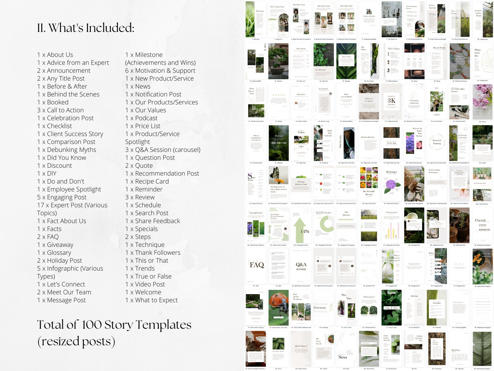 BUDNLE: 300 Landscaping Gardening Posts, Stories, Highlight Covers ...