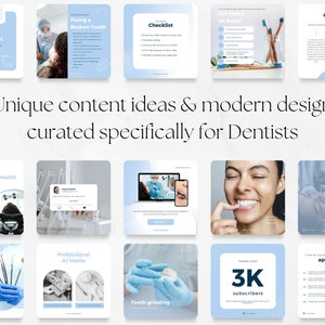 60 Dental Social Media Posts Templates | Dentist Clinic, Business ...