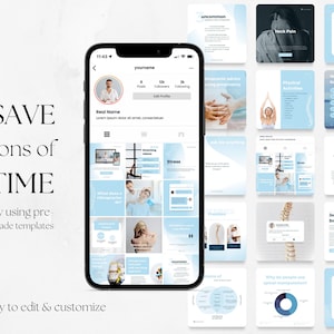 60 Chiropractor Social Media Posts Templates | Chiropractic Doctor ...