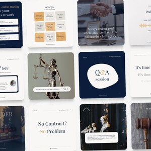 60 Lawyer Social Media Posts Templates | Law Firm Legal Office ...