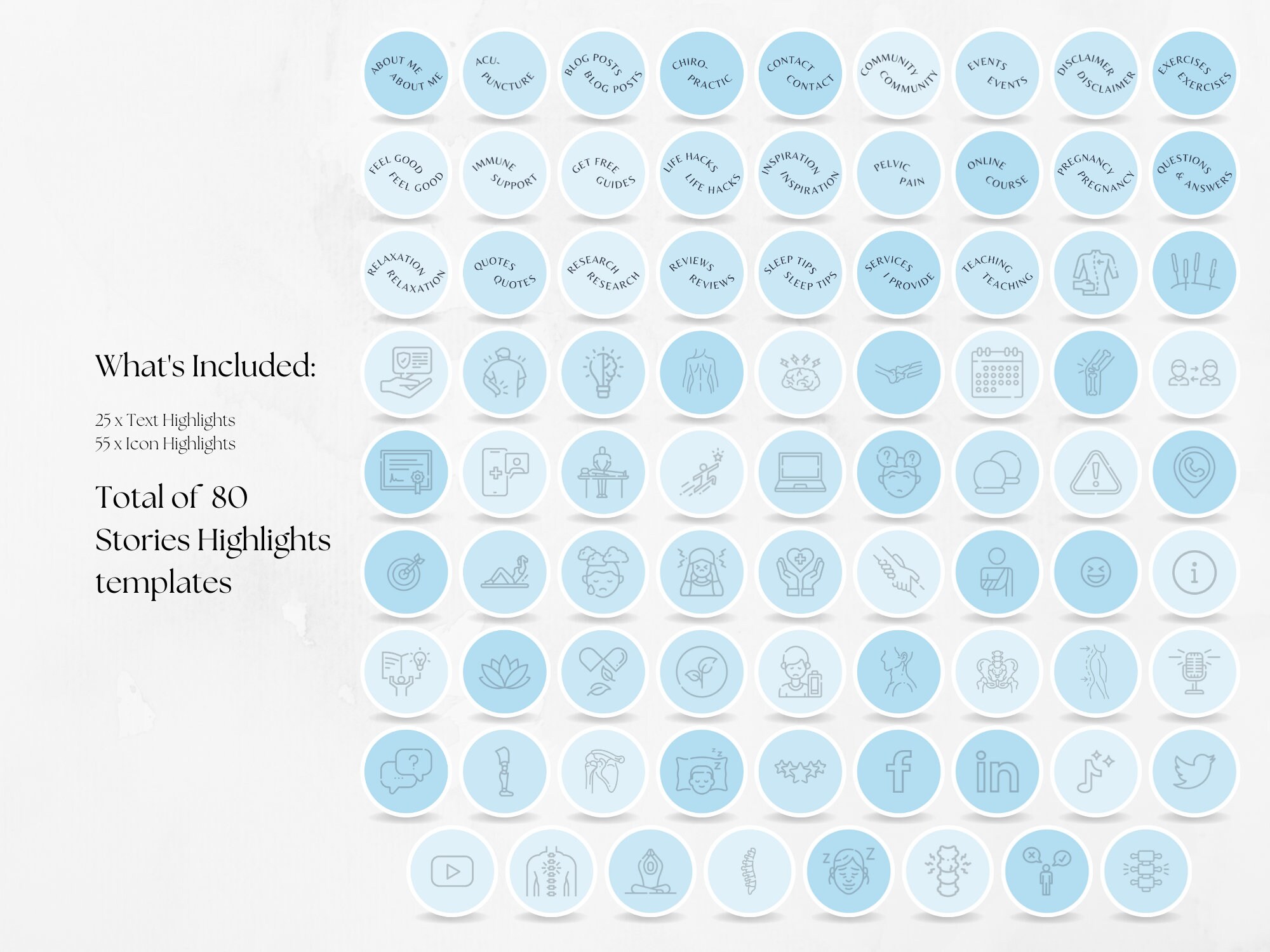 80 Chiropractor Social Media Story Highlights | Chiro Spine Doctor ...
