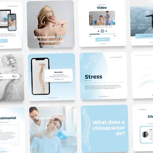 60 Chiropractor Social Media Posts Templates | Chiropractic Doctor ...
