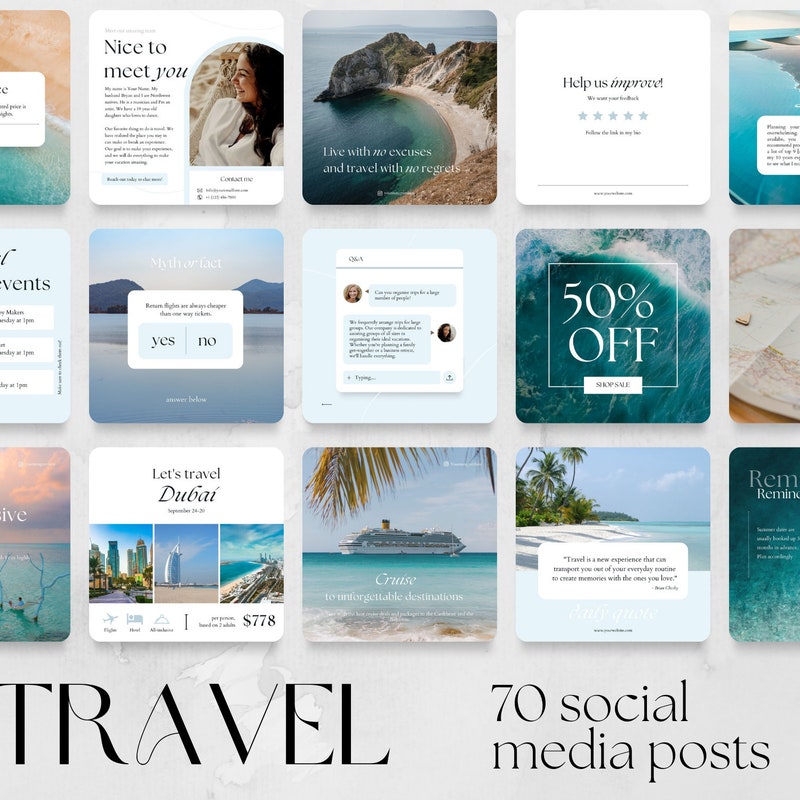 Travel Blogger Media Kit - Etsy
