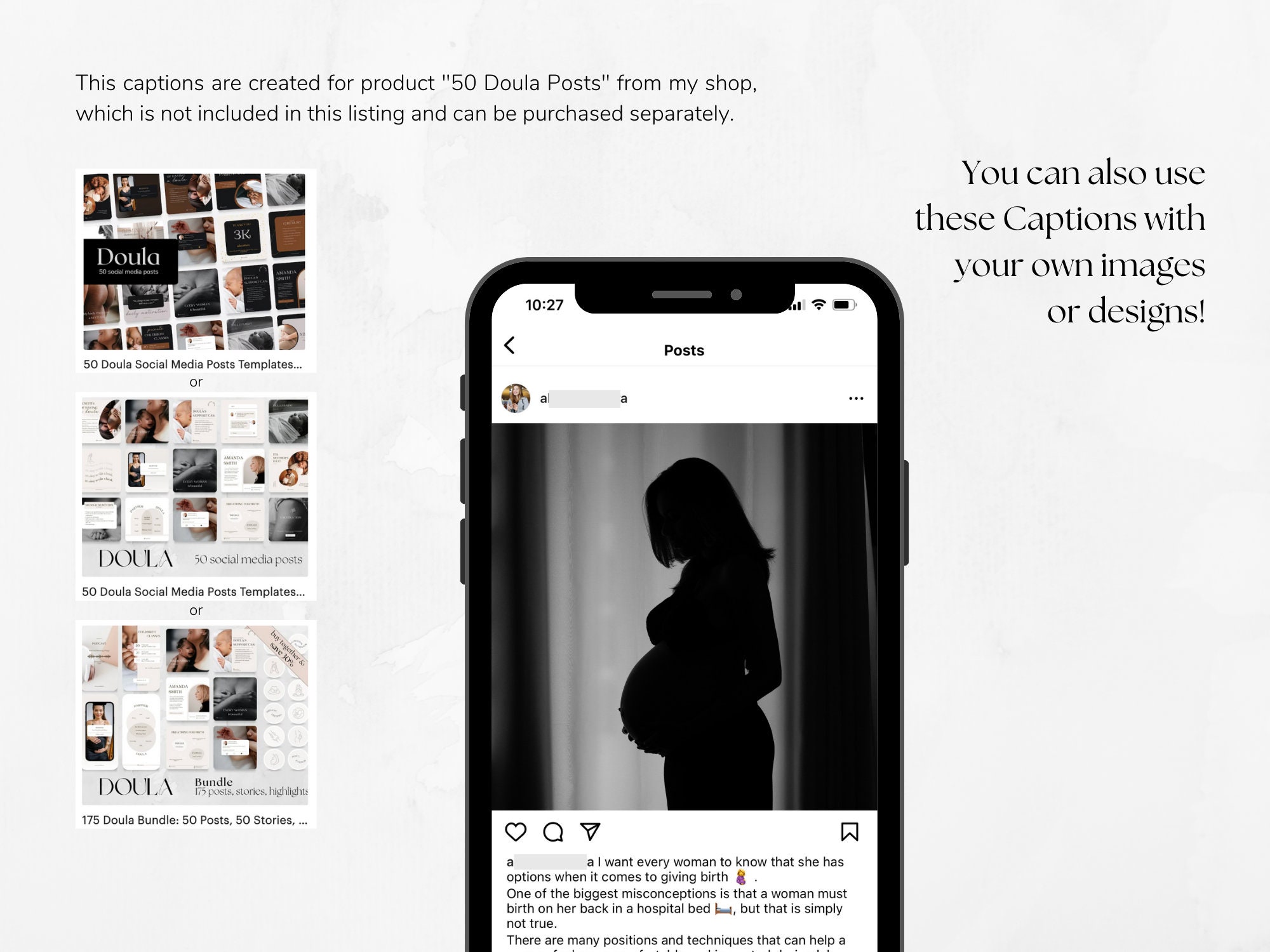 50 Post Captions for Doulas | Social Media, Birth Worker Blog ...