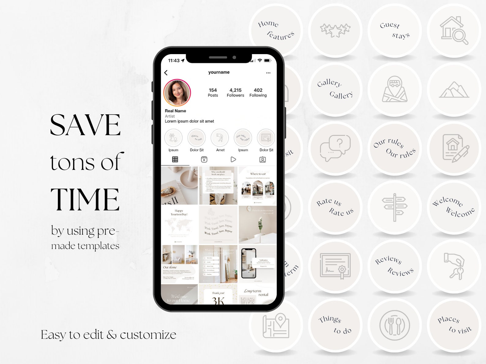 80 Hosting Story Highlight Covers Templates for Hosts | Social Media ...