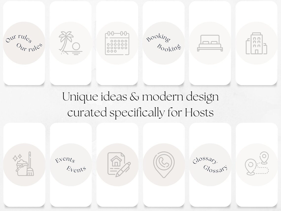80 Hosting Story Highlight Covers Templates for Hosts | Social Media ...
