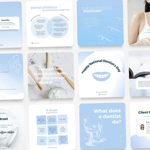 60 Dental Social Media Posts Templates | Dentist Clinic, Business ...
