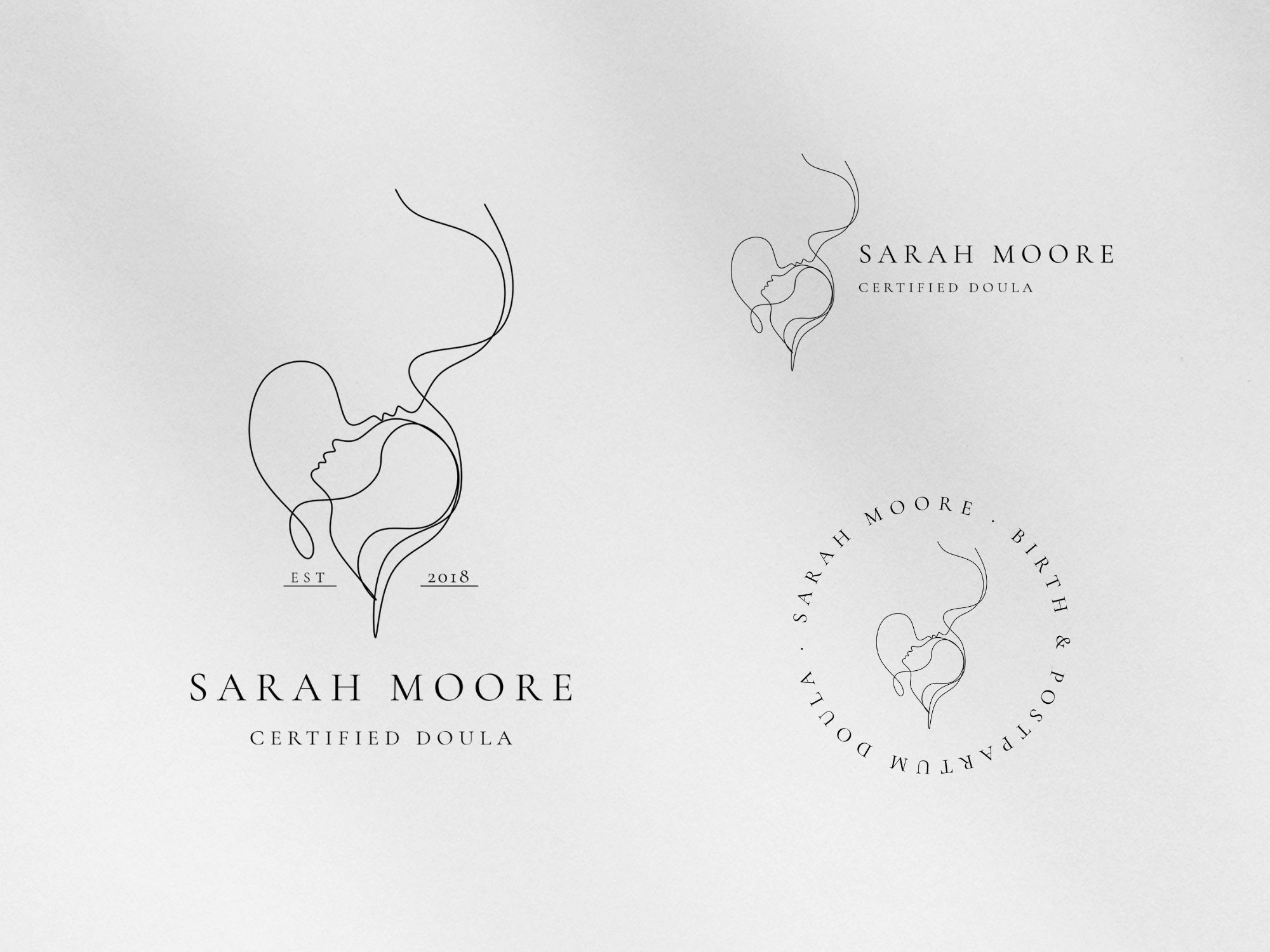 Birthing Logo Birth Logo Design Etsy