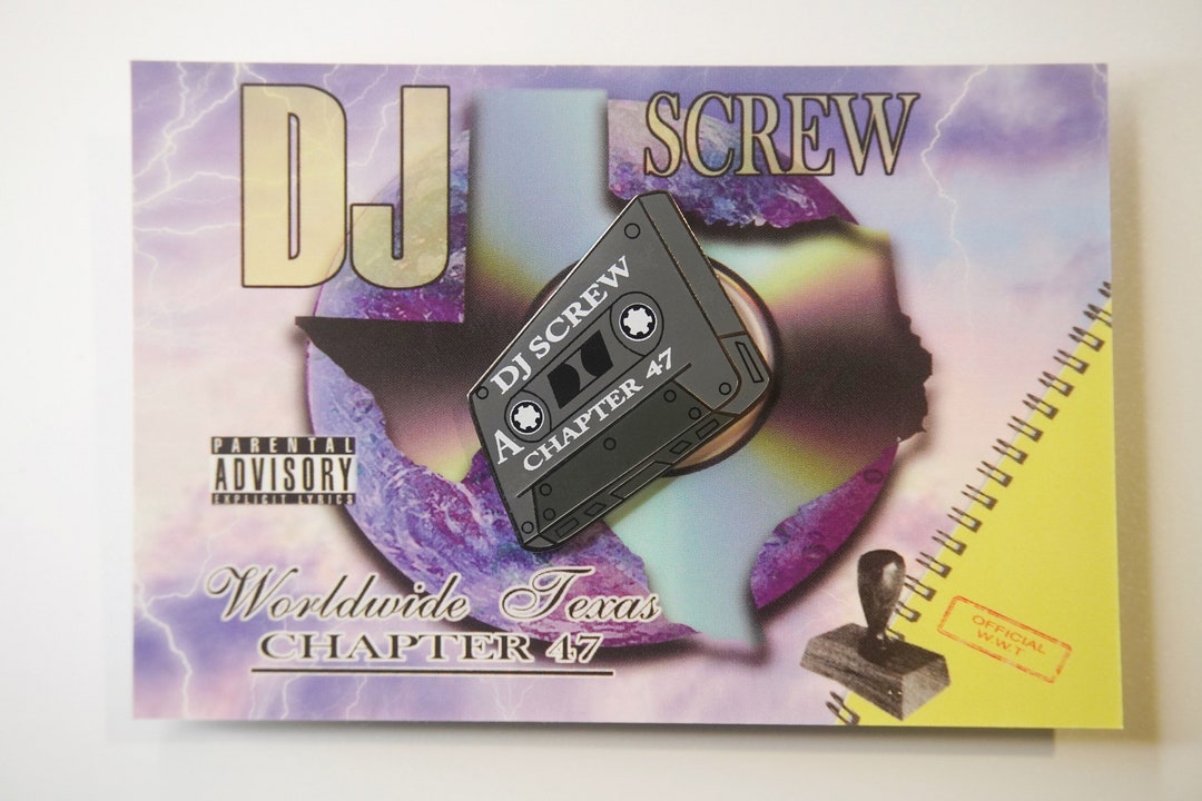 Custom Hard Enamel Pin "the Tape" Dj Screw Htown Screwston King of the ...