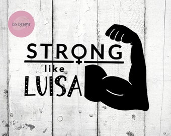 Strong Like Luisa Svg | Etsy