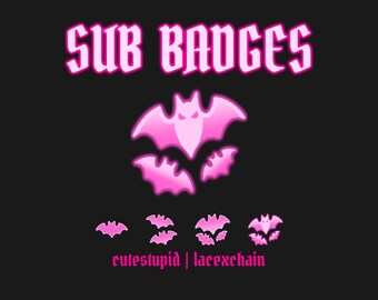 Bat Pack | Twitch Sub Badges, Bits, Channel Points - Etsy
