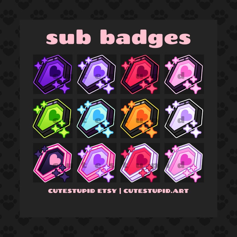 Vampire Coffin Pack Twitch Sub Badges Bits Channel Points - Etsy