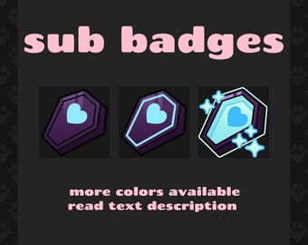 Vampire Coffin Pack Twitch Sub Badges Bits Channel Points - Etsy