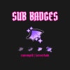 Bat Wing Sub Badges Pink - Etsy