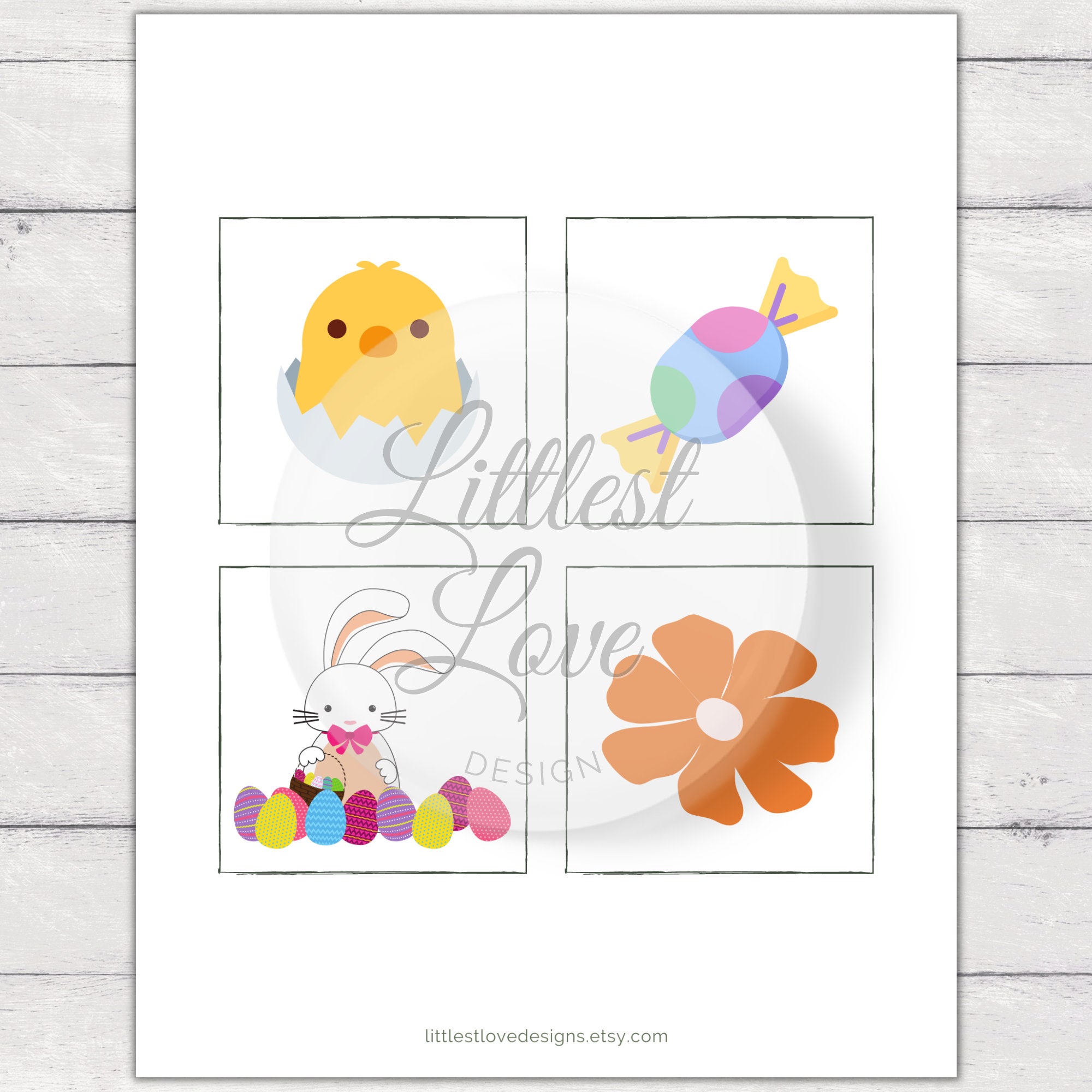 Easter Indoor Scavenger Hunt Printable - 6-page Digital Download for ...