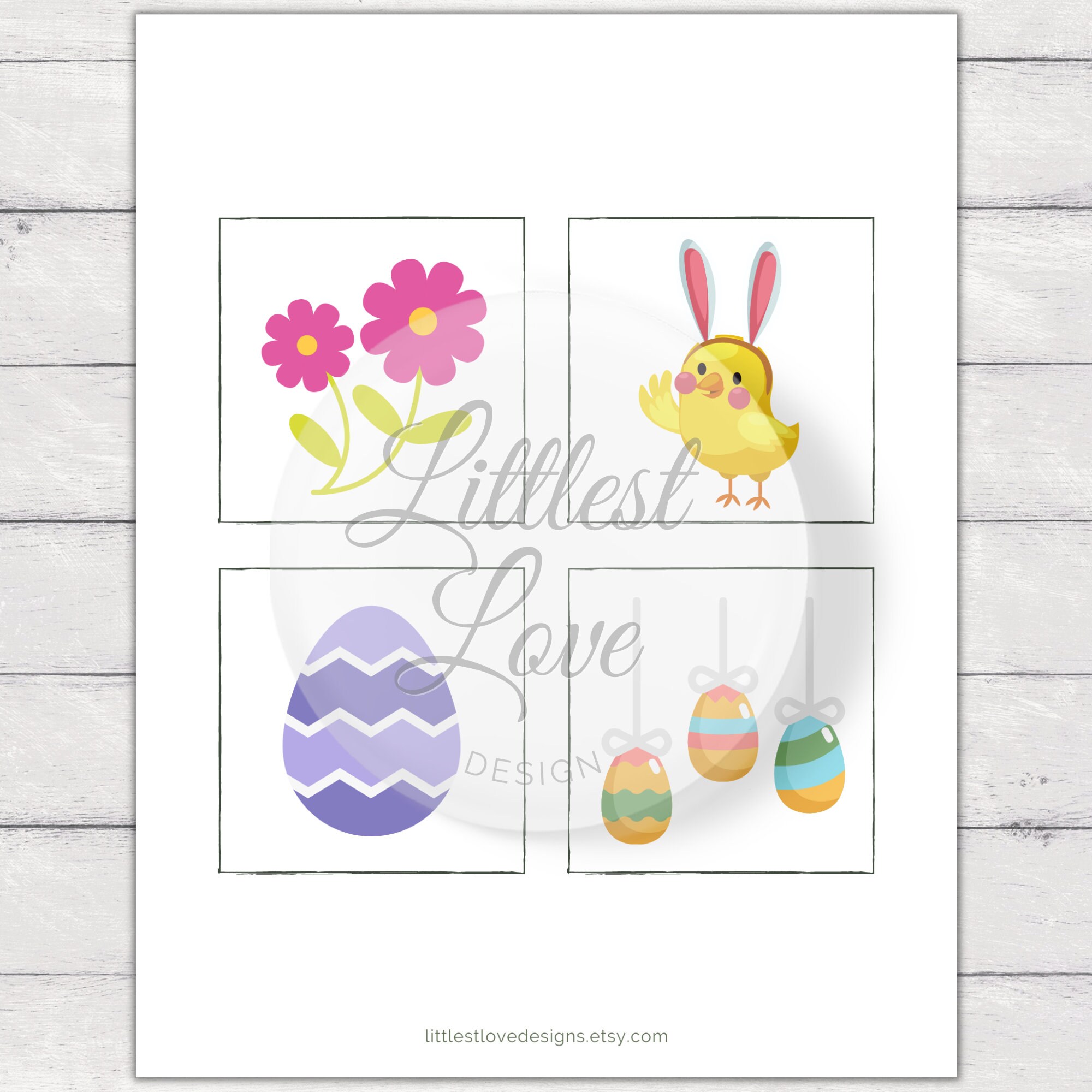 Easter Indoor Scavenger Hunt Printable - 6-page Digital Download for ...