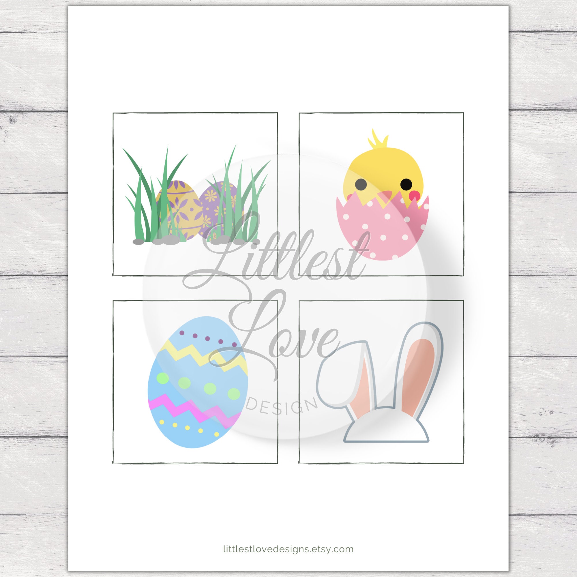 Easter Indoor Scavenger Hunt Printable - 6-page Digital Download for ...