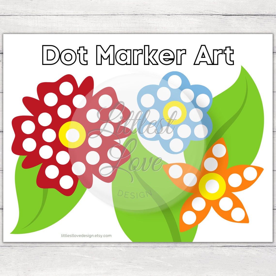 Dot Marker Activity Pages - Toddler & Preschool Art - Fine Motor Skills ...