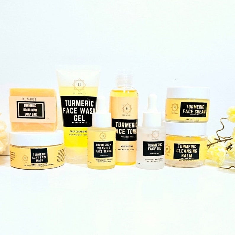 Full Turmeric Skincare Kit| Skincare Kit, Natural Skincare, Skin Care, Glowing Skin, Solution ...