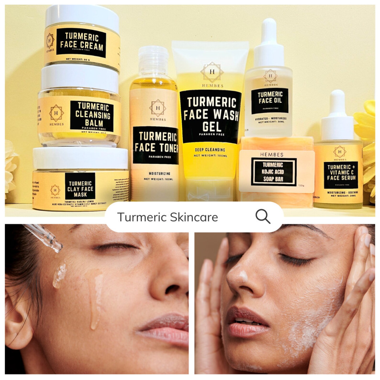 Full Turmeric Skincare Kit| Skincare Kit, Natural Skincare, Skin Care ...