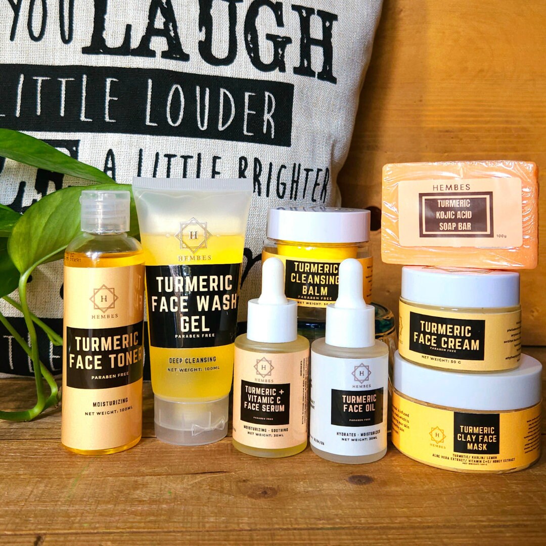 Full Turmeric Skincare Kit| Skincare Kit, Natural Skincare, Skin Care ...
