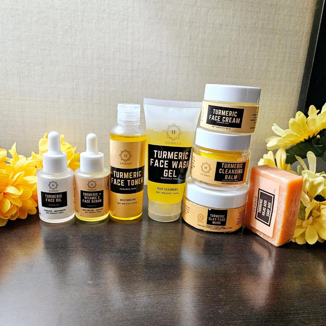 Hyperfade Turmeric Skincare Kit, Even Skin Tone, Solution for Dark ...