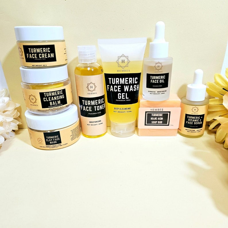 Full Turmeric Skincare Kit| Skincare Kit, Natural Skincare, Skin Care ...