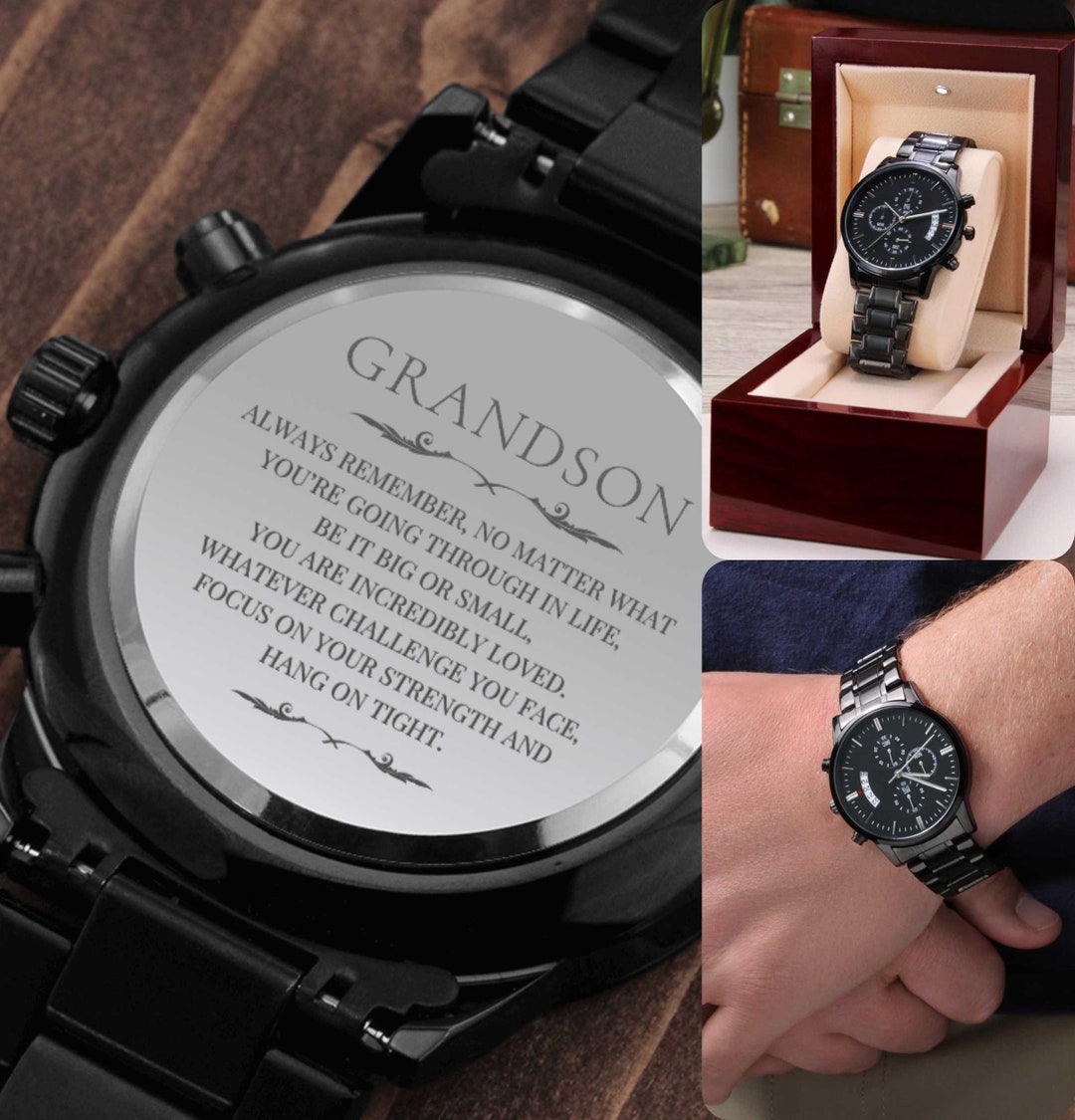 Grandson Engraved Watch You Are Loved Gift for Him From - Etsy