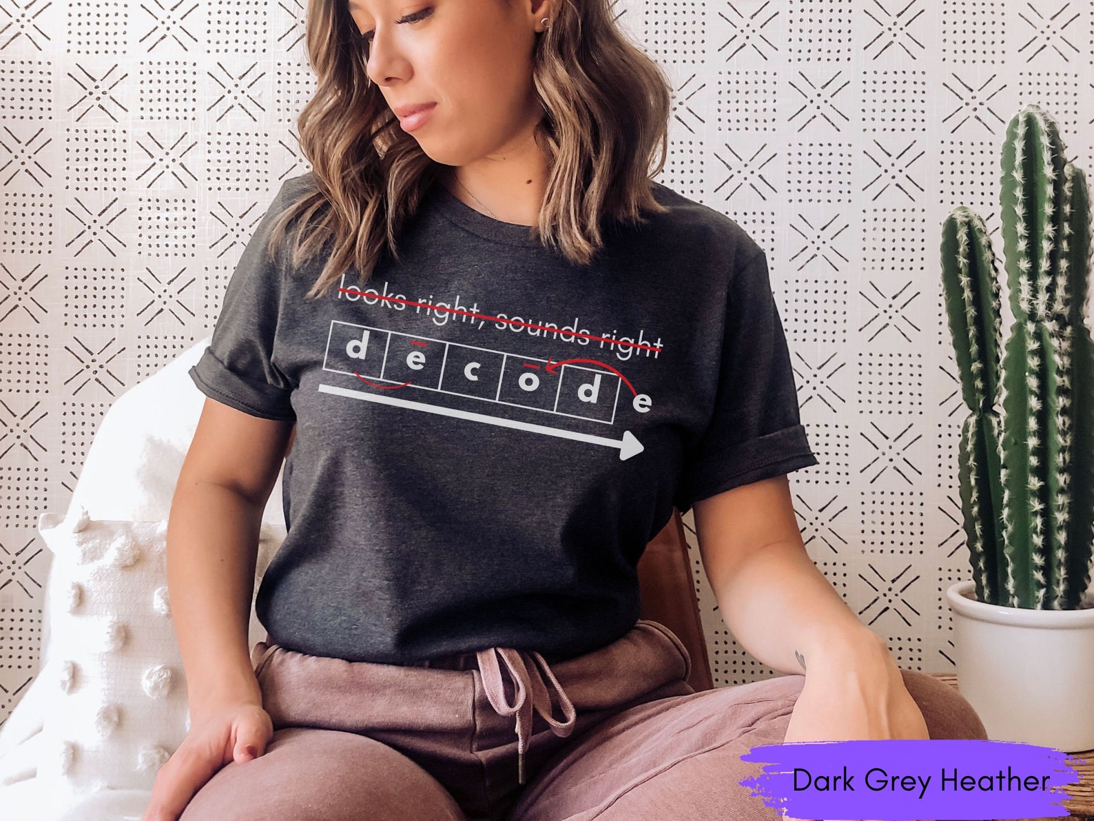 Reading Teacher Shirt, Decode Shirt, Science of Reading Shirt, Reading ...