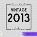 Vintage 1998 SVG, 1998 Limited Edition SVG, 25th Birthday Svg, 25th Svg ...