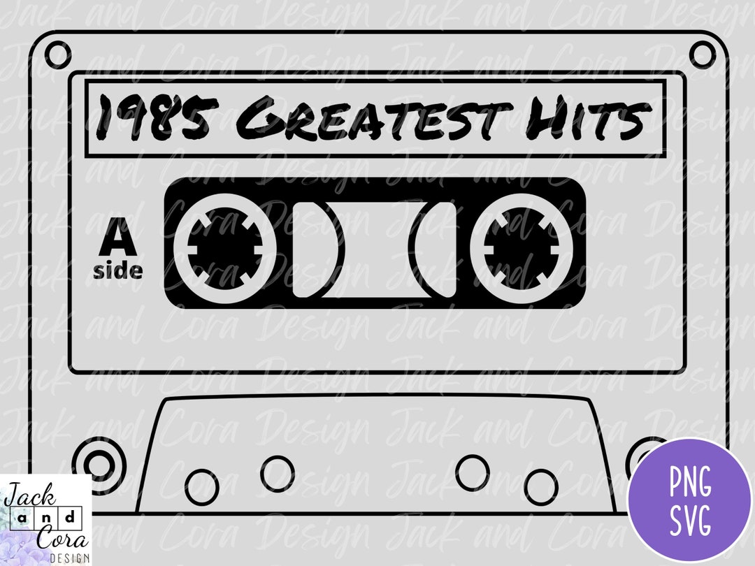 1985 Cassette SVG, 40th Birthday Svg, 40th Svg, 1985 Class Reunion SVG ...