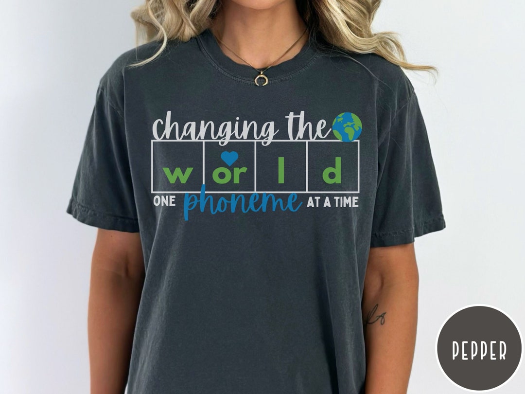 Changing the World One Phoneme at a Time, Dyslexia Teacher Gift ...