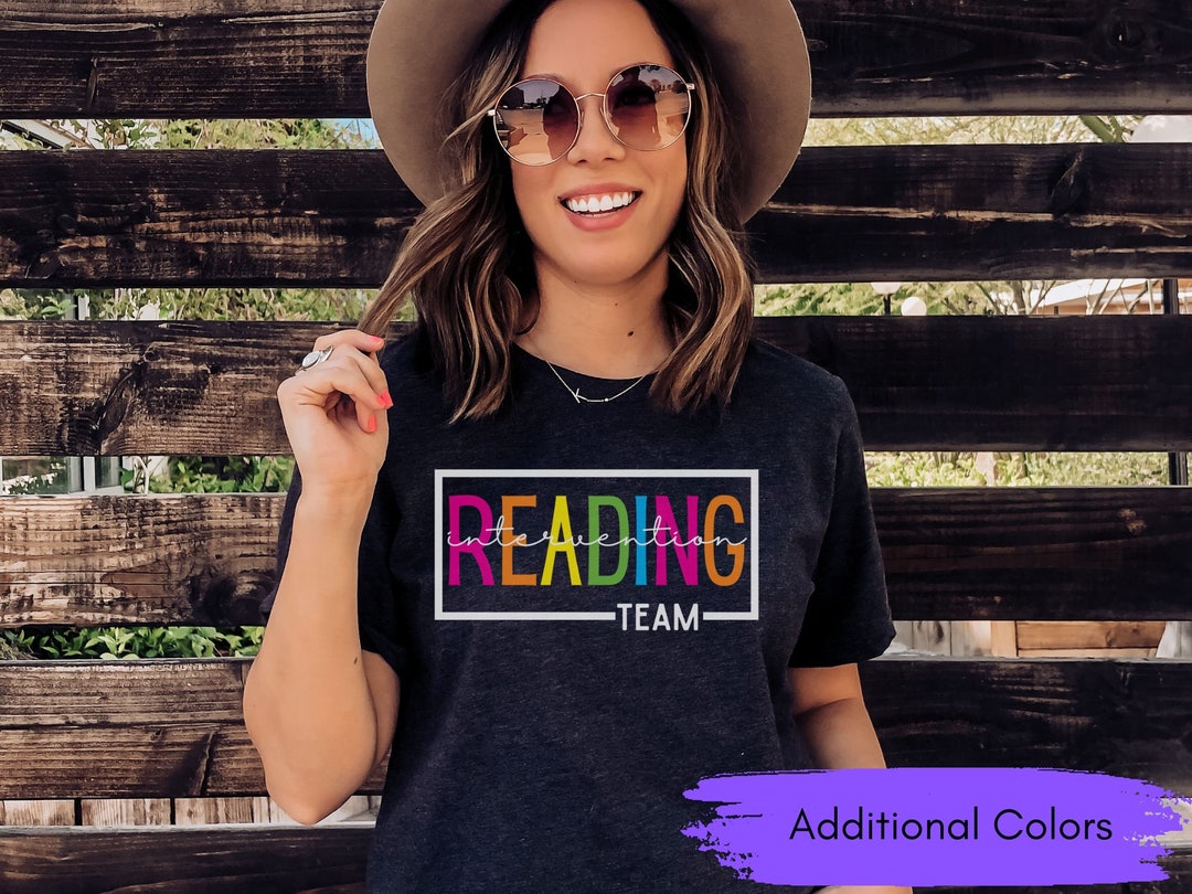 Reading Intervention Team Shirt, Reading Team Shirt, Reading ...
