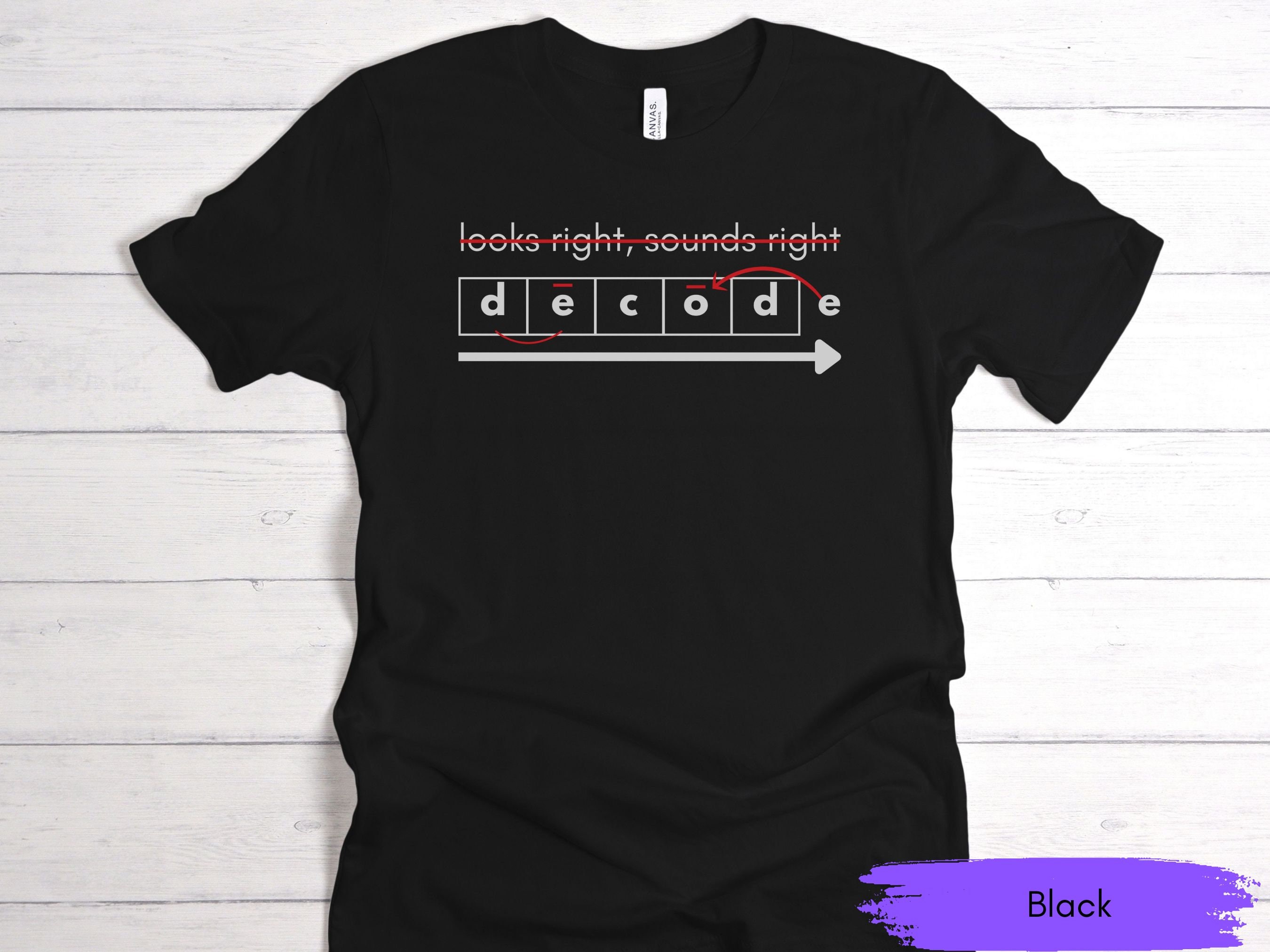 Reading Teacher Shirt, Decode Shirt, Science of Reading Shirt, Reading ...