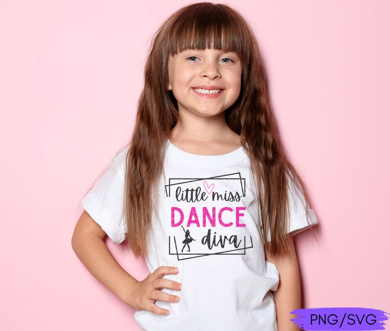 Little Miss Dance SVG PNG Dance Class Svg Dance Cut File - Etsy