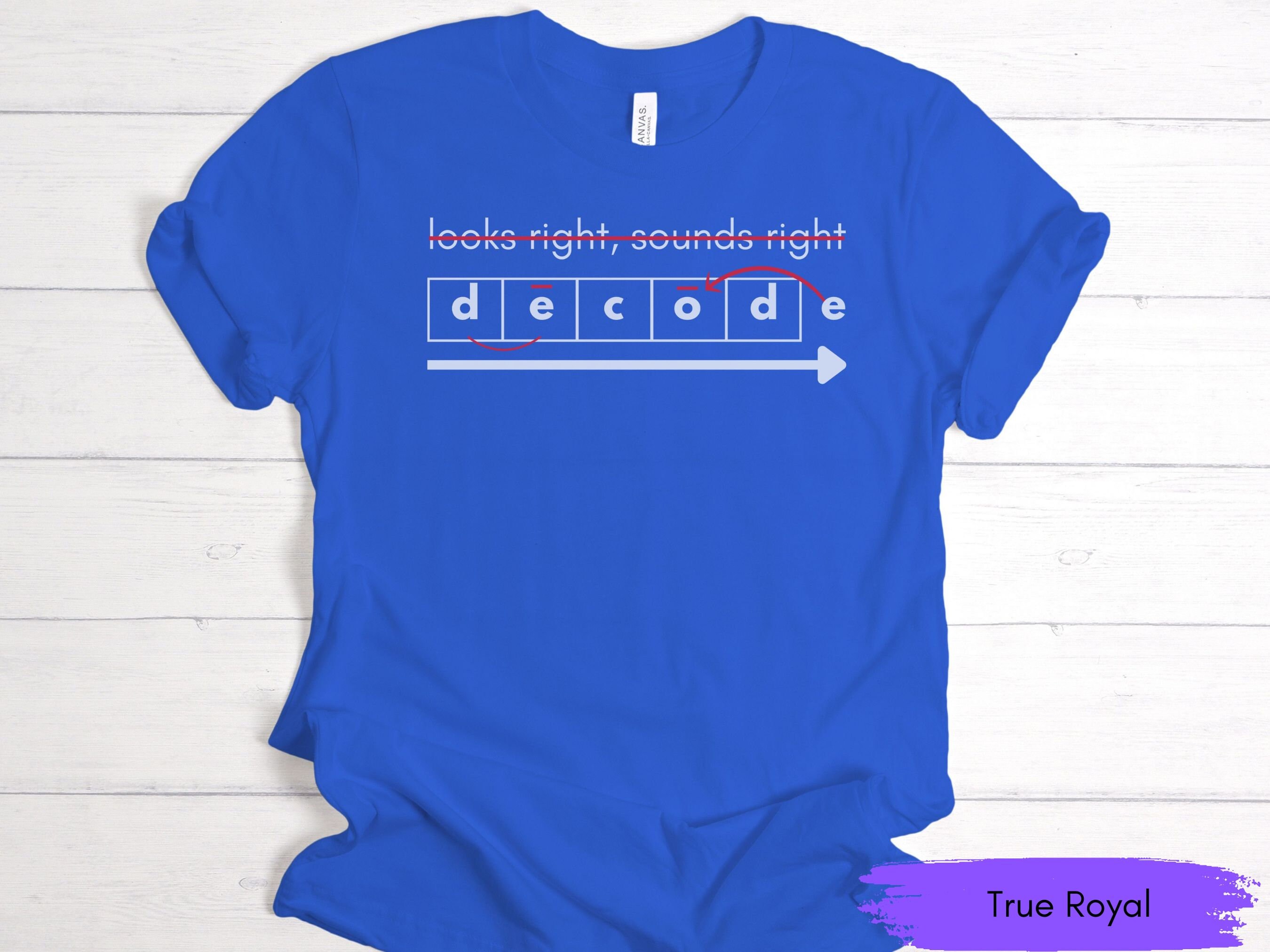 Reading Teacher Shirt, Decode Shirt, Science of Reading Shirt, Reading ...