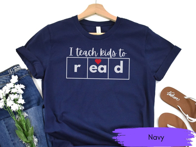 I Teach Kids to Read Shirt, Heart Word Shirt, Reading Specialist Shirt ...