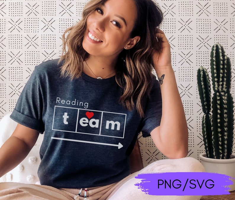 Reading Team SVG Reading Interventionist Svg Reading - Etsy