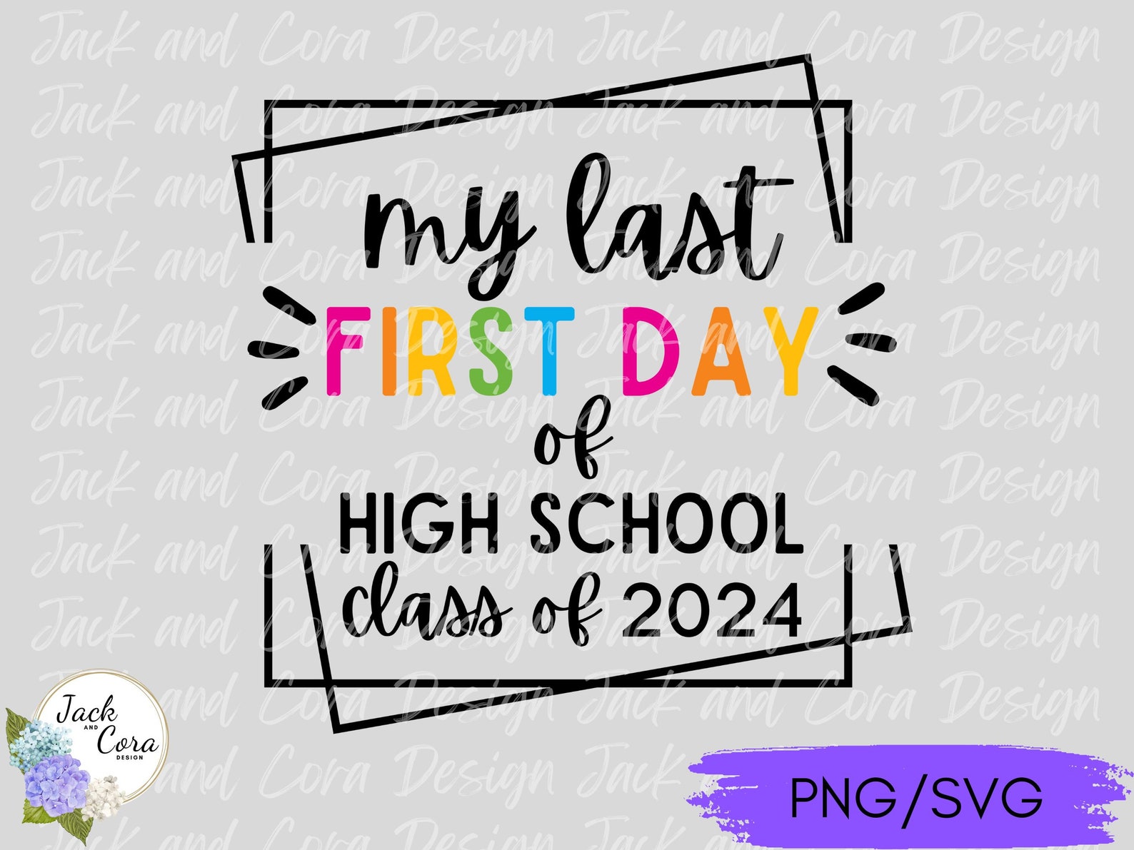Last First Day Senior 2024 SVG Last First Day SVG Last First - Etsy UK