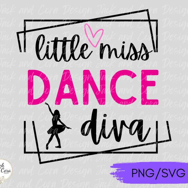 Little Miss Dance Svg - Etsy